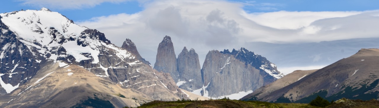 Torres base lookout in Torres del Paine - full day hike, Chile ...